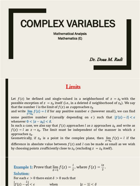 Lec 5 Pdf Mathematics Mathematical Analysis