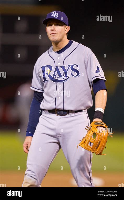 May 7 2010 Oakland Ca Usa Tampa Bay Rays Third Baseman Evan