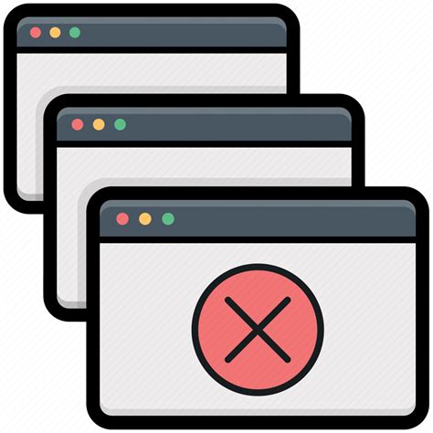 Close Button Close Window Web Page Website Window Tab Icon