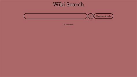 Codepen Wikipedia Viewer
