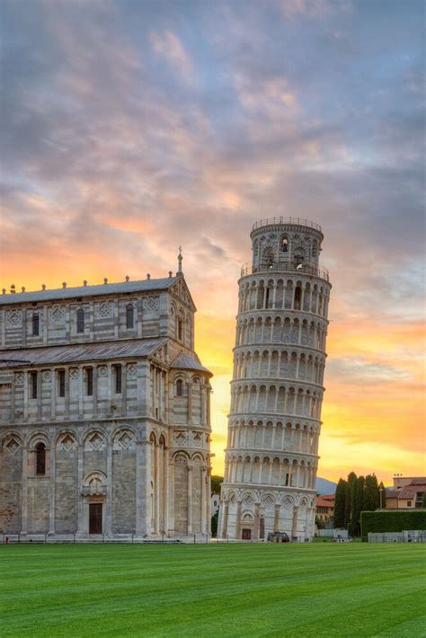 Wall Art The Leaning Tower Of Pisa At Sunrise By Michael Valjak