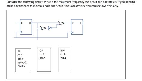 Consider The Following Circuit What Is The Maximum Chegg