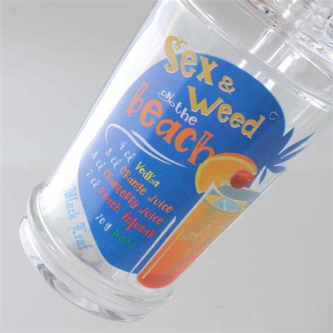 Black Leaf Becher Glasbong Sex Weed Near Dark Shop