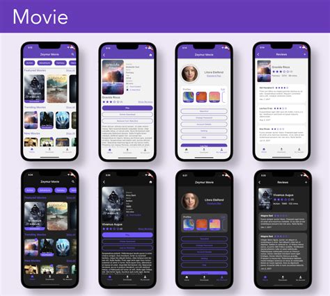 movie app ui template for flutter code market