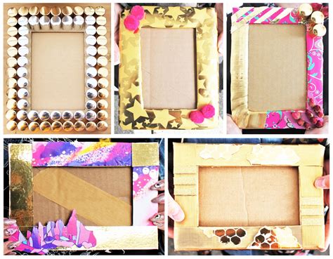 Diy Picture Frame From Cardboard And Decorative Materials 14 Steps With Pictures Instructables
