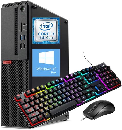 Amazon Com Lenovo Thinkcentre M S Sff Desktop Computer Core I Ghz Gb Ram Gb