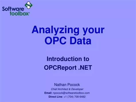 Ppt Analyzing Your Opc Data Powerpoint Presentation Free Download Id