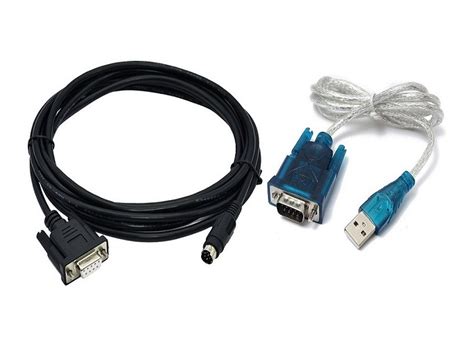 Fatek Plc Programming Cable Fbs B1z Series And Usb To Rs232 Serial Cableblue25 Feet