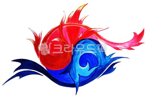 태극 한국이미지 물고기 미술 Art 사진 이미지 일러스트 캘리그라피 태극기 디자인 금강작가