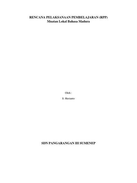Rpp Pembuatan Film Pendek Bahasa Madura Pdf Karier And Perkembangan Kajian Bahasa Asing