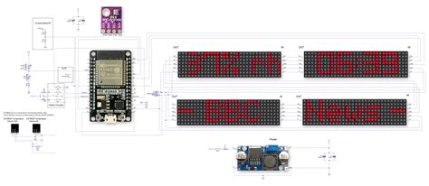 LED Matrix Message Board