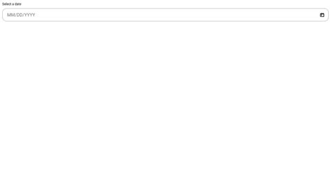 Basic Date Picker Codesandbox Basic Date Picker Codesandbox