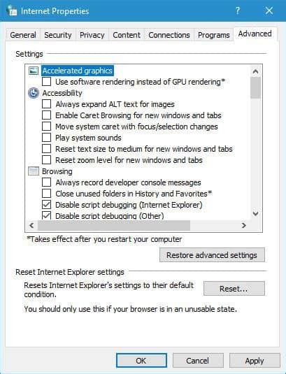 Internet Options In Microsoft Edge How To Open Set Up