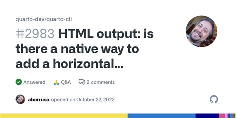 Html Output Is There A Native Way To Add A Horizontal Scrollbar For