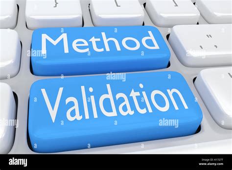3d Illustration Of Computer Keyboard With The Script Method Validation On Two Adjacent Pale