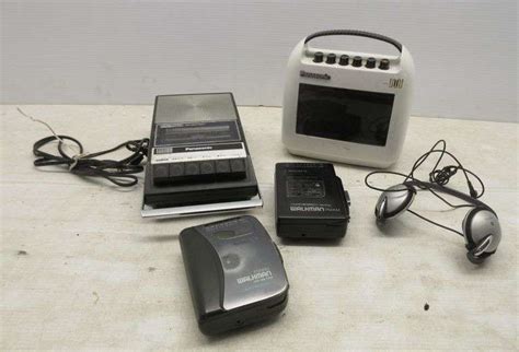 2 Old Sony Walkman Cassette Players A Set Of Headphones And 2 Old
