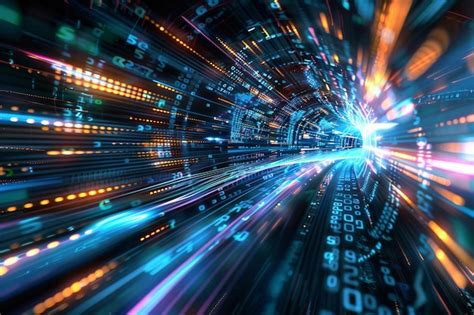 Premium Photo The Flow Of Information Algorithms In Motion Ar Generative Ai
