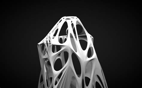 Spatial Grid By Mario Stoyanov Via Behance Biomimicry Architecture