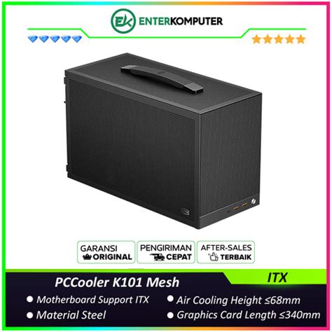 Promo Pccooler K Mesh Grey Mini Itx Case Cicil X Jakarta Pusat Enter Komputer