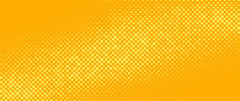 옐로우 오렌지 스퀘어 하프톤 패턴 복고풍 만화 그라데이션 배경입니다 정사각형 픽셀화된 도트 만화 질감 팝 아트는 그라데이션 패턴을 퇴색시켰다 벡터 그림입니다 0명에 대한