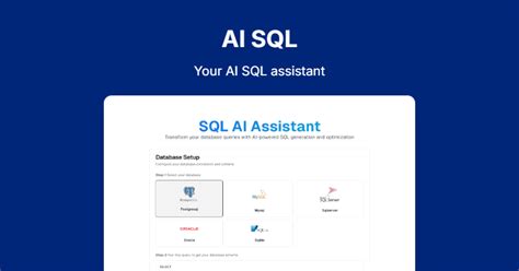 Sql Ai Assistant Natural Language To Sql Query Generator