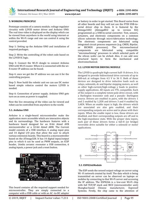 IRJET Portable Surveillance Robot Using IoT PDF