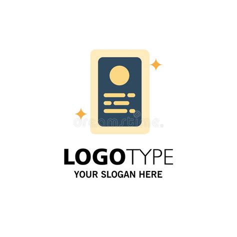 Assignment Job Application Test Business Logo Template Flat Color Stock Vector Illustration