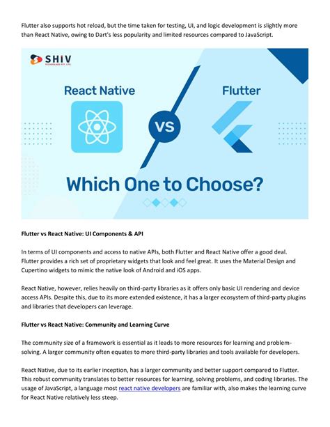 ppt decoding cross platform development flutter vs react native