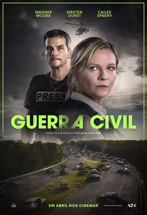 Diamond Films Lan A P Ster Oficial De Guerra Civil Com Wagner Moura