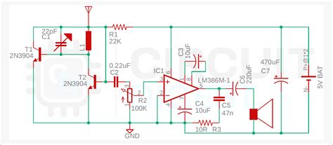 Simple Radio Schematic Diagram Aa5 Radio Signal Flow