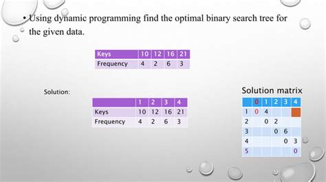Lecture Optimal Binary Search Tree Pptx Programming Languages