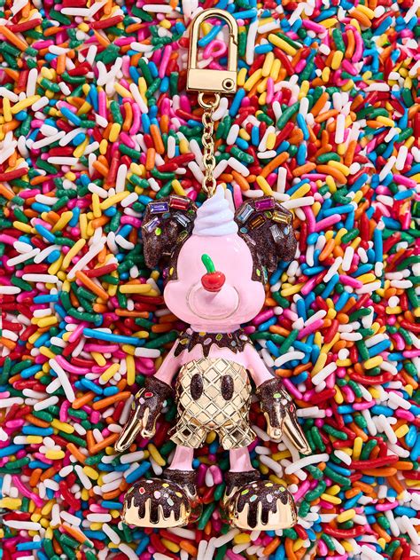 Mickey Mouse Disney Bag Charm Mickey Mouse Ice Cream Disney