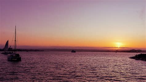 San Diego Bay Sunset 3 Photograph By Cathy Anderson Fine Art America