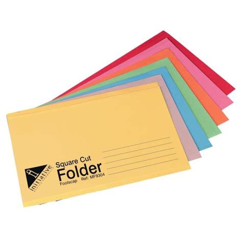 Square Cut Folders Recycled Files Foolscap A4 Documentmanilla Ebay