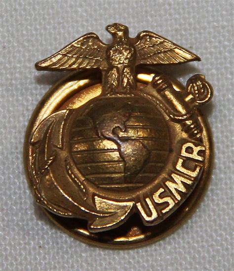 H161 Wwii Usmcr Honorable Discharge Lapel Pin B And B Militaria