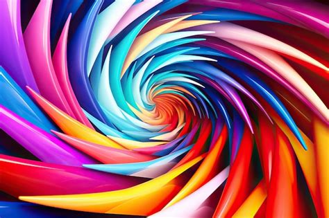 Premium Photo Geometric Patterns In Motion Dynamic Movement And