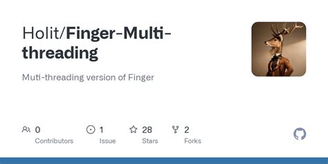 github holit finger multi threading muti threading version of finger