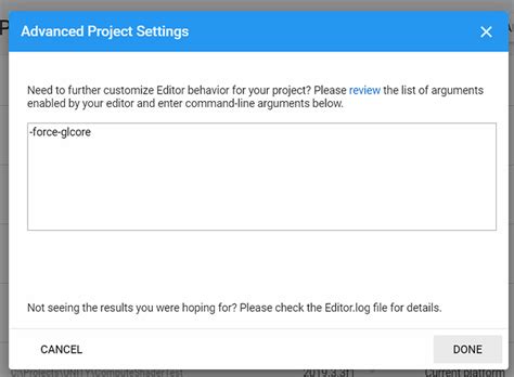 How To Run Unity With Force Opengl Option Unity Engine Unity Discussions