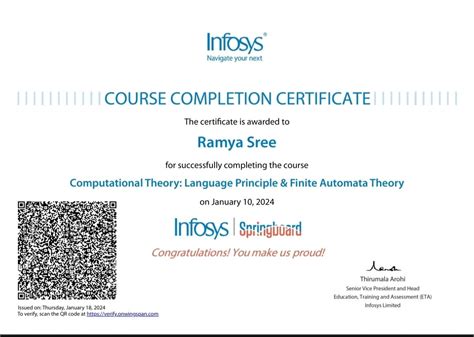 Ramya Sree On Linkedin Computationaltheory Learning Achievement
