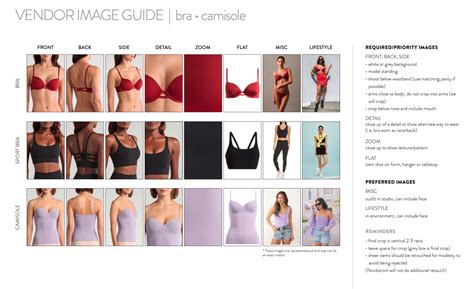 Specific Image Requirements Womens Apparel Vendor Asset Acquisition Help