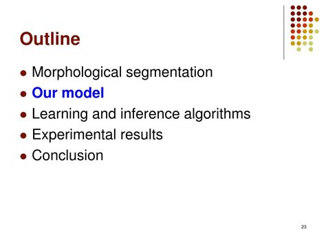 Ppt Unsupervised Morphological Segmentation With Log Linear Models Powerpoint Presentation