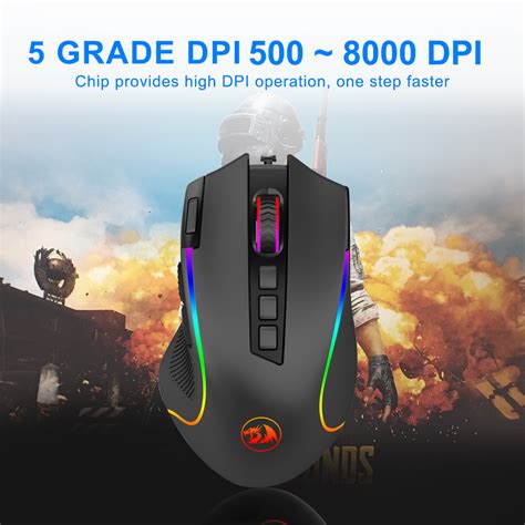 Redragon Predator M612 Usb Wired Rgb Gaming Mouse Grandado
