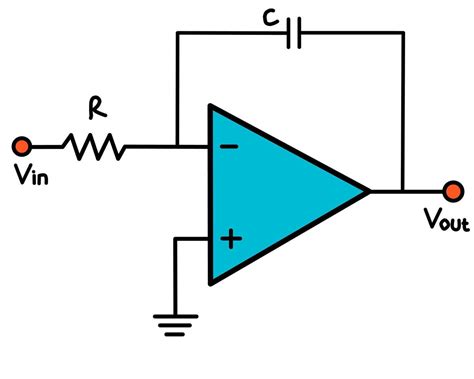 Op Amp Differentiator Circuit Diagram With Resistor And Capacitor
