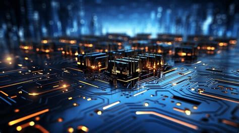 Cyberspace Hi Tech Background Premium Ai Generated Image