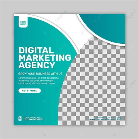 디지털 마케팅 대행사 소셜 미디어 게시물 템플릿 템플릿 Psd 다운로드 디자인 자료 다운로드