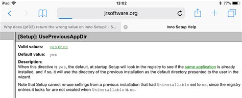 Why Does Pf32 Return The Wrong Value On Inno Setup Stack Overflow