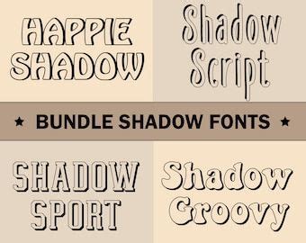 Shadow Font Shadow Script Font Shadow Font Style Shadow Cursive Font Shadow Letters Font With