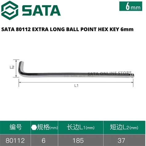 Sata Extra Long Ball Point Hex Key Sata Hex Key Sata Allen Key Hex Key Set Sata Mm Size