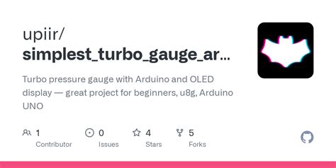 GitHub Upiir Simplest Turbo Gauge Arduino Oled Turbo Pressure Gauge