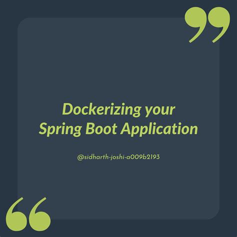sidharth joshi on linkedin springbootdevelopment microservicesi docker